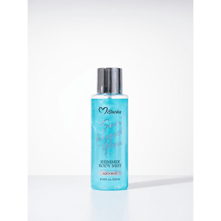 Shimmer Body Mist Aqua Blue 250ml – MiSucka - FemStore