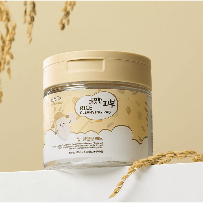Rice Cleansing pads Pure Skin 130 mL (60 Pads) – Esfolio - FemStore