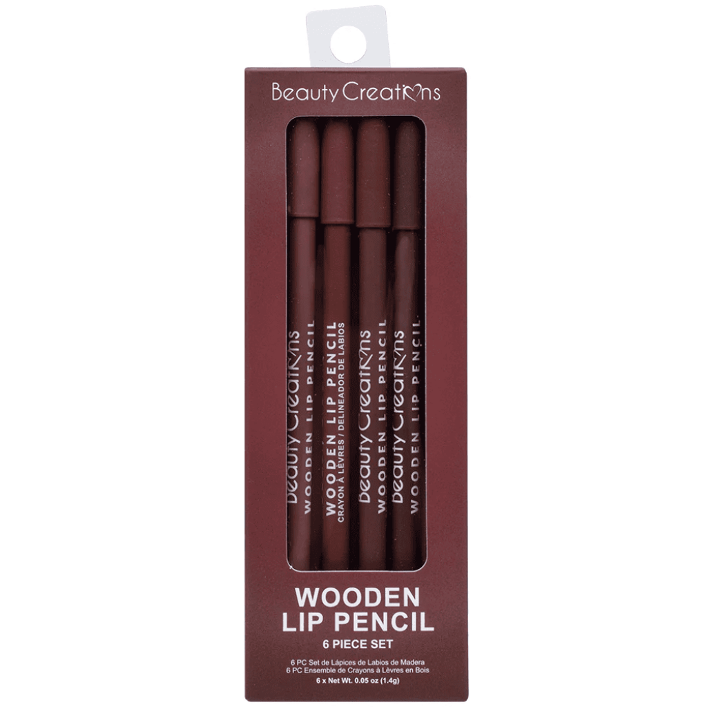 Wooden Lip Pencil 6 Piece Set “Nudes” – Beauty Creations - FemStore